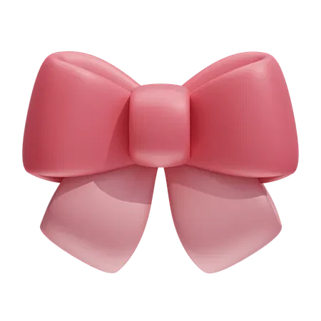 Double Layered Ribbon Bow 3D Icon-花瓣网