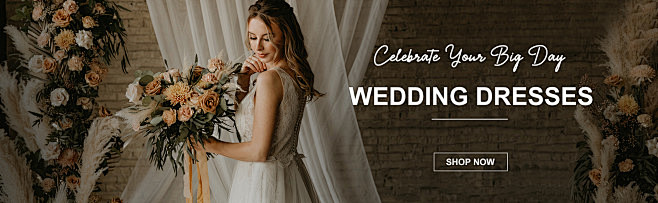 婚礼婚纱跨境电商banner