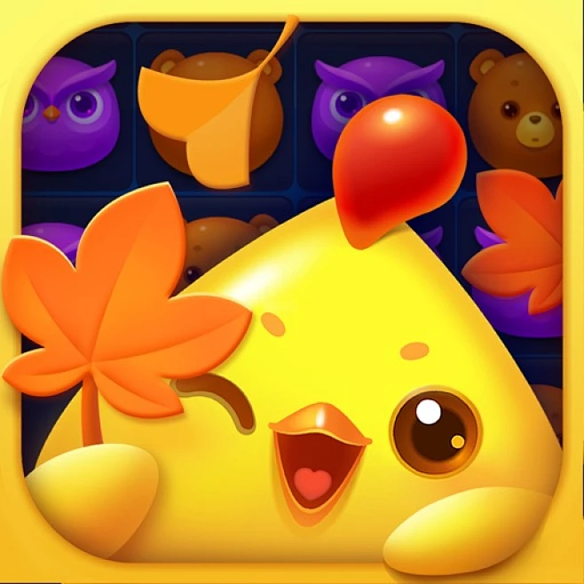 开心消消乐【游戏图标 Game Logo icon】@ANNRAY!-花瓣网