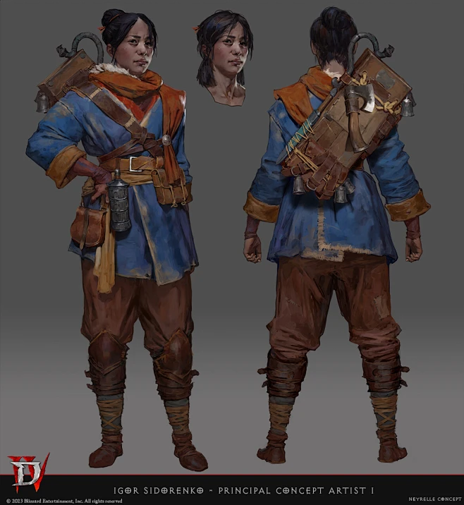 Diablo IV Character Concepts-花瓣网