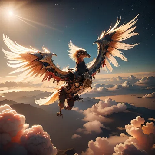 涅槃之凰--浴火凤凰-LoRA-kim-LiblibAI-花瓣网