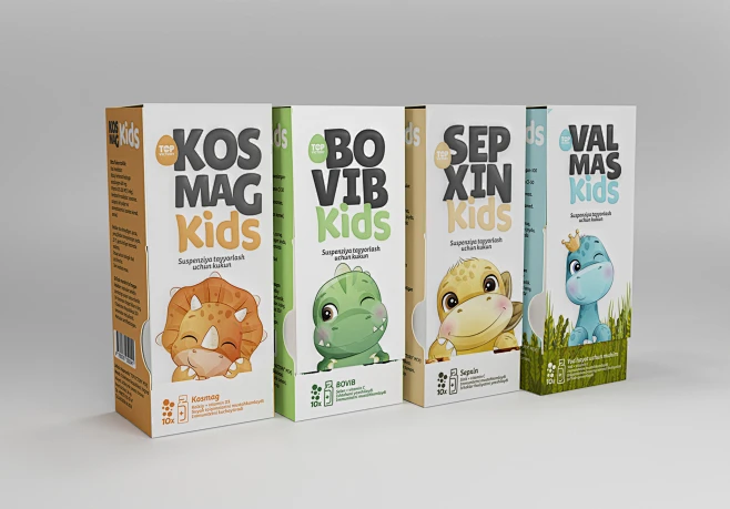 Bright Packaging For Children’s Medicine – Packaging Of The World-花瓣网