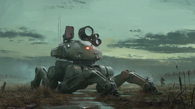 Soviet Reconnaissance Mech-花瓣网