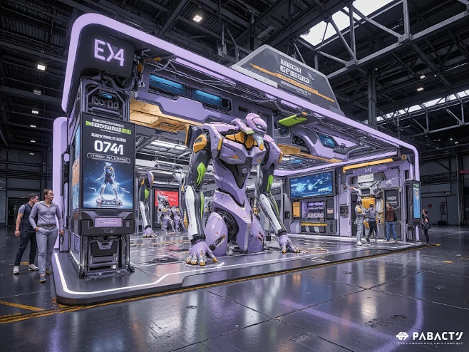 AIGC-游戏展展台设计Game exhibition booth design - 这个设计还不够绝 ！-花瓣网