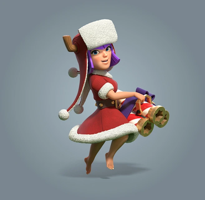 Clash of Clans : Jolly Archer Queen-花瓣网