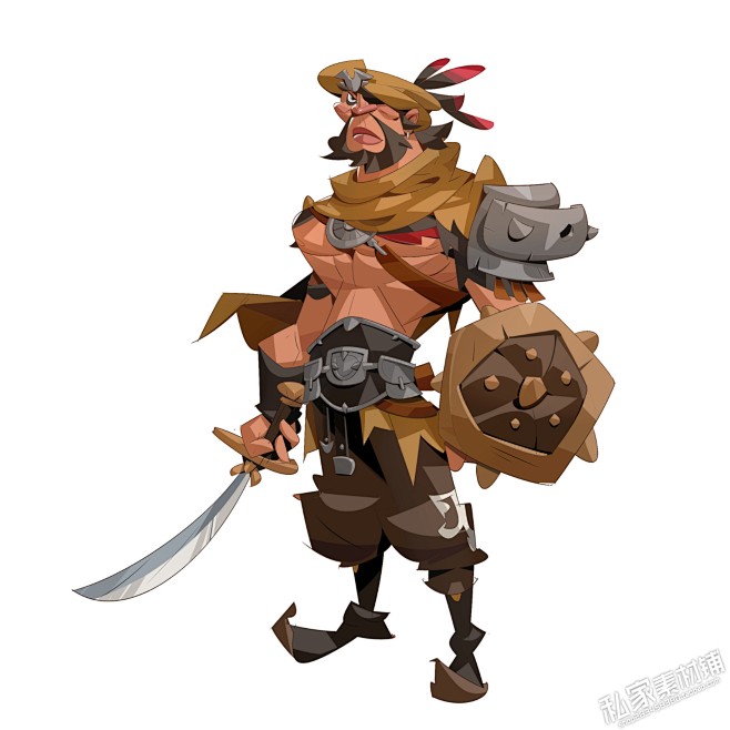 角色-欧美卡通‘美卡’骑士‘法师’游侠‘射手’牙爷‘tooth (78)