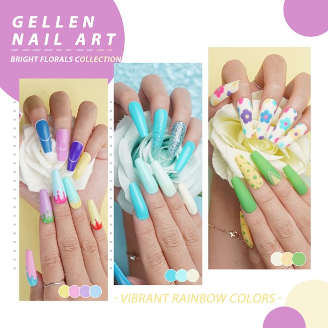 Amazon.com: Gellen Gel Nail Polish Kit- 16 Colors With Top&Base Coats ...