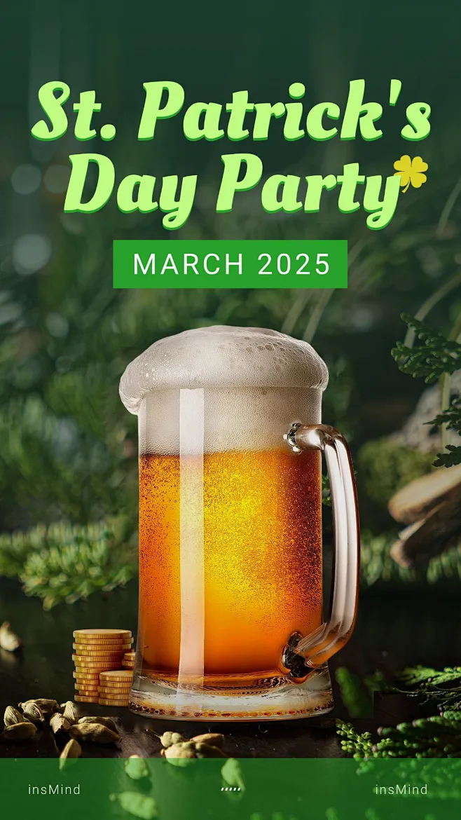 Saint Patrick's Day Pub Club Party Event Invitation Instagram Story ...