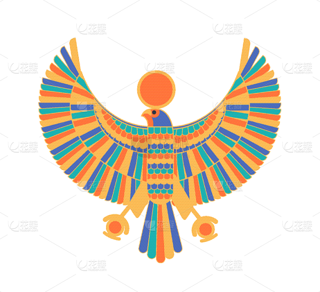 动物,创造力,埃及太阳神,神,华丽的,老鹰,鸟类,埃及,装饰物
