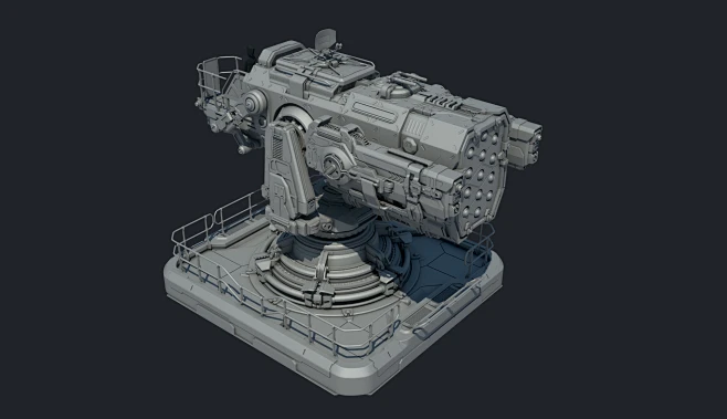 Sci-fi_turret, Philip Buckland : A study in tank type sci fi/hard ...