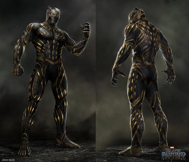 Black Panther - Killmonger, Josh Nizzi : Based on some scarification ...