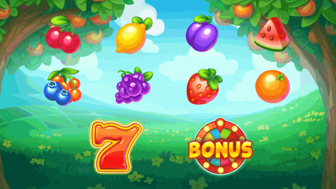 Spine Casual Fruits Animation - Slot Game : Simple Casual Fruits ...