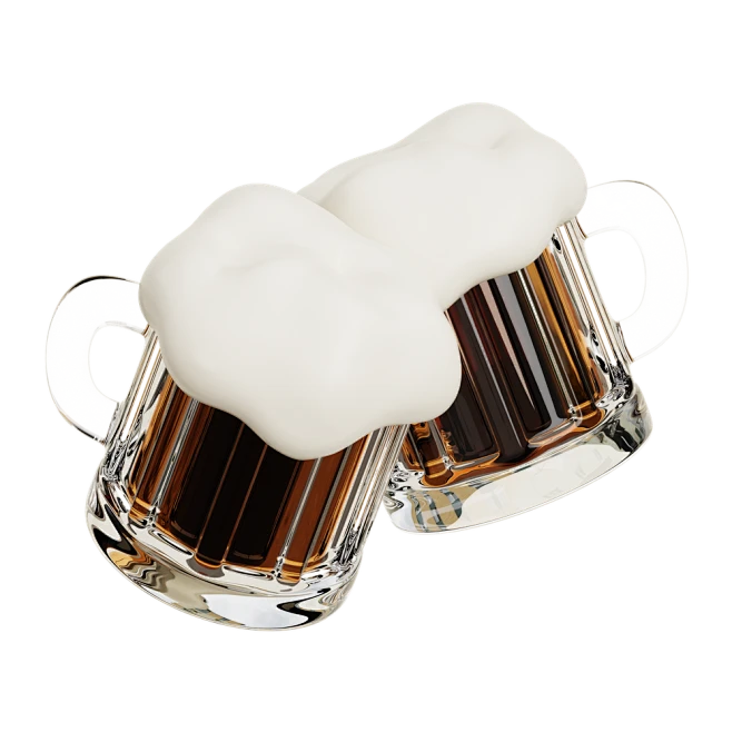 Beer Glass Cheers 3D Icon - Free Download Festival & Days 3D Icons ...