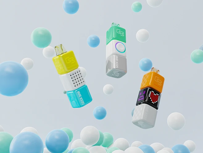 Sugar Cube modular E-cigarette 模块化电子烟秉承用户友好、环保的理念，采用磁吸式组装，实现多功能扩展，旨在为用户 ...