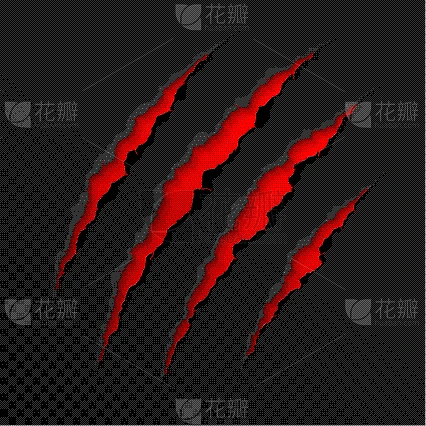 划痕,爪,华丽的,概念,熊爪蛋糕,猫,损坏的,动物,矢量,收集素材-花瓣网