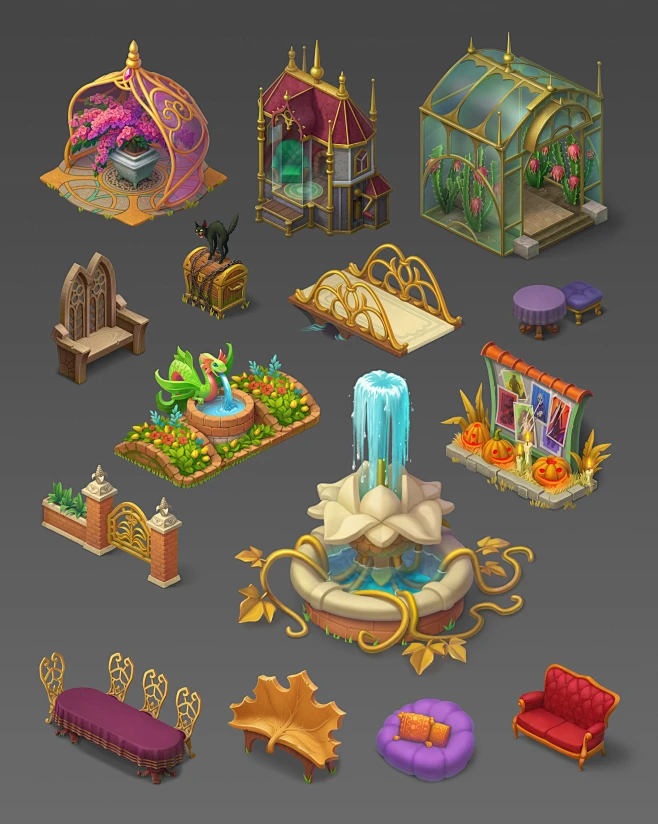 Game Objects-花瓣网