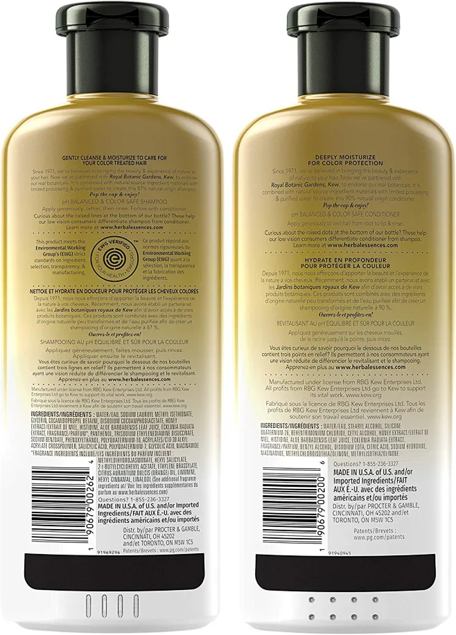 Herbal Essences, Sulfate Free Shampoo and Conditioner Kit With Natural ...