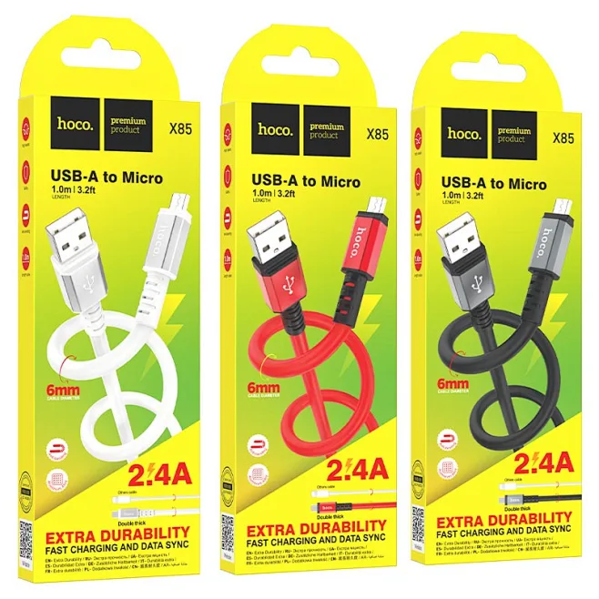 hoco-x85-strength-charging-data-cable-usb-to-musb-packaging-花瓣网