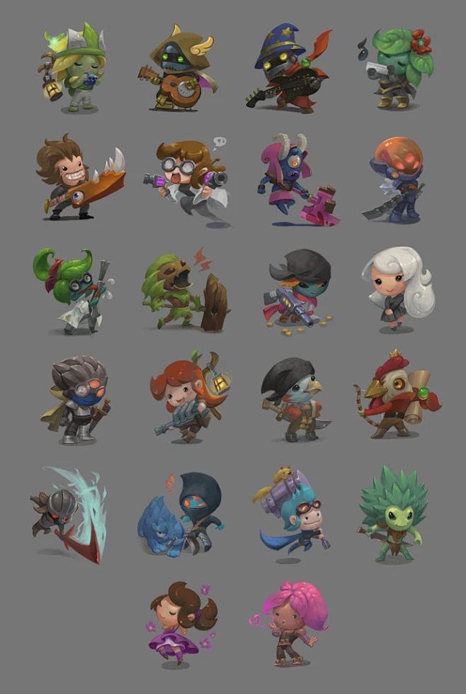 #一般角色# #欧美# #科幻# #超Q# 整套 Starbound Chibis, Grace Liu : Illustrations ...