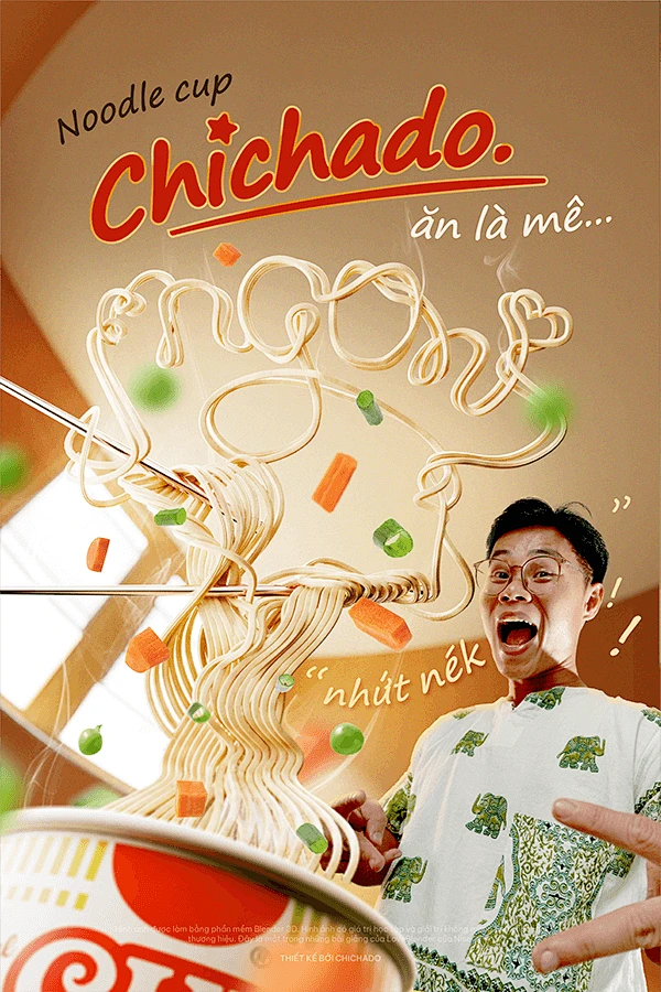 其中包括图片：NOODLE CUP AERIAL KEY GRAPHIC DESIGN - Võ Quang Trí-花瓣网