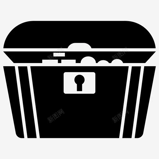 宝箱储藏室珠宝盒图标 免费下载 页面网页 平面电商 创意素材-花瓣网