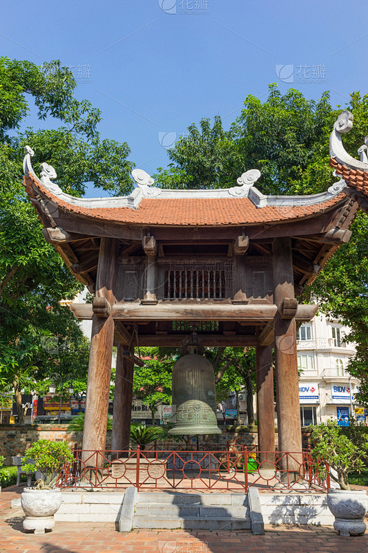 建筑外部,铃,拿着,高处,千禧年,文庙,宽的,广场