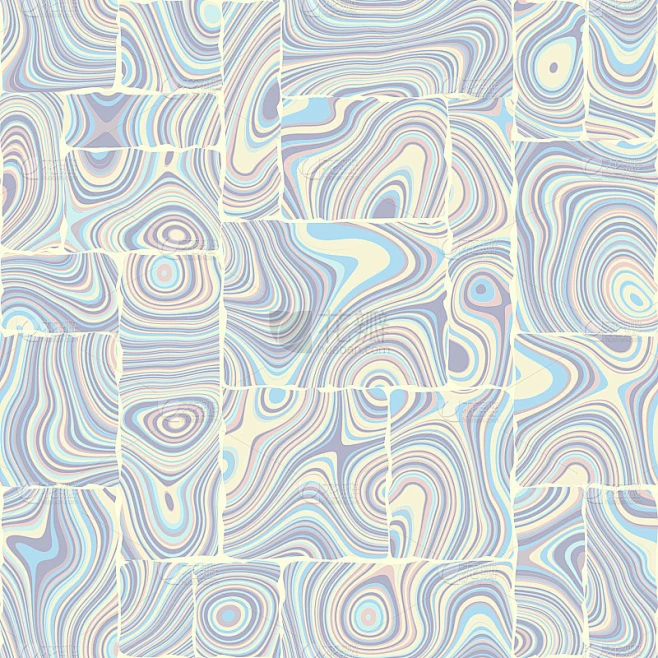 Seamless vector square pattern. Abstract color bac素材-花瓣网