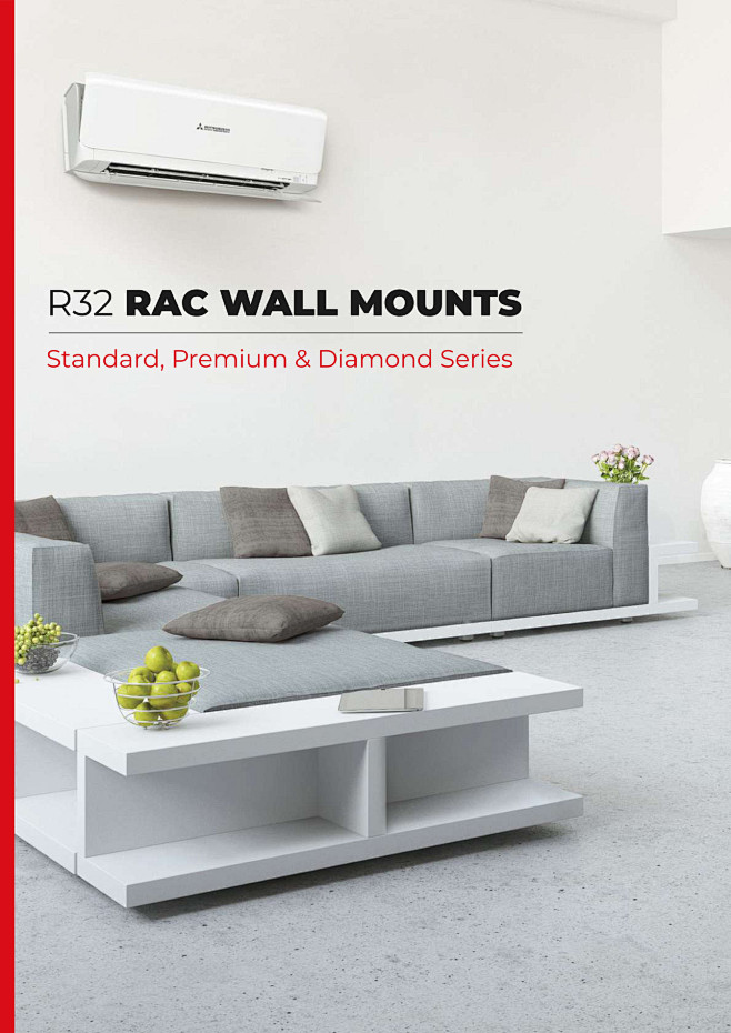 R32 RAC WALL MOUNTSStandard, Premium Diamond Series4+353 1