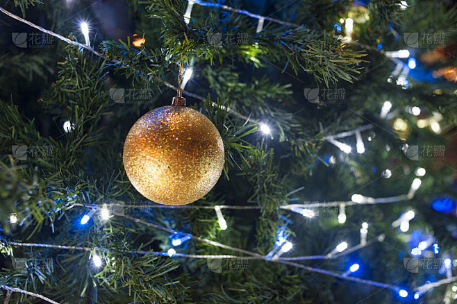 2016年，圣诞树上的蓝铃铛