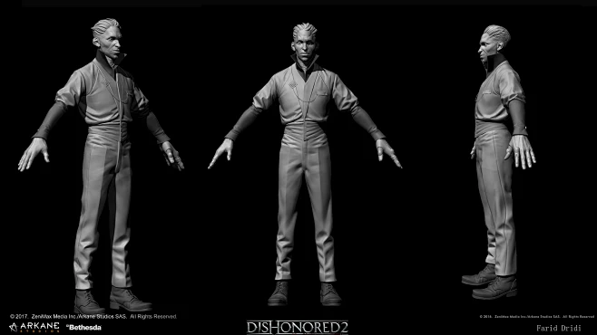 Dishonored 2 , Farid Dridi : Kirin Jindosh and Anton Sokolov I made for ...