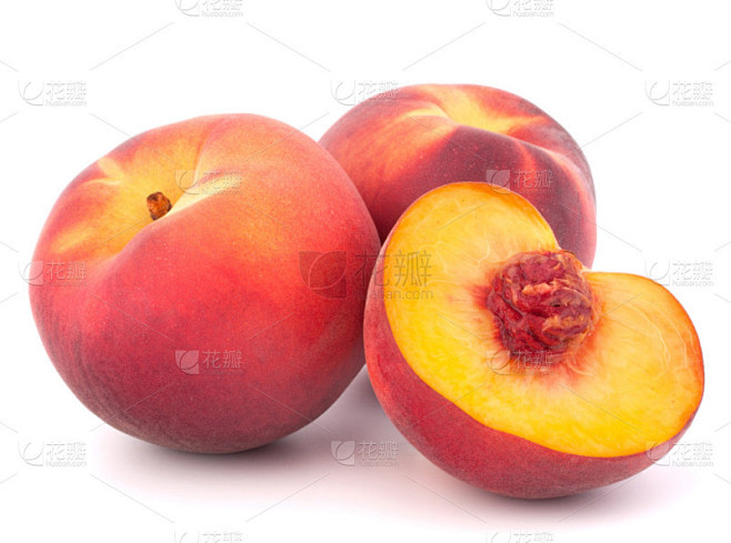 Ripe peach fruit