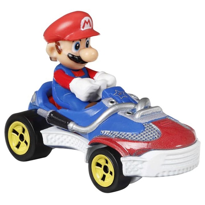 Hot Wheels Mario Kart Vehicle 4-Pack With 1 Exclusive Collectible Mode