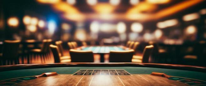 gambling-table-in-luxury-casino-abstract-blur-background-in-casino-photo