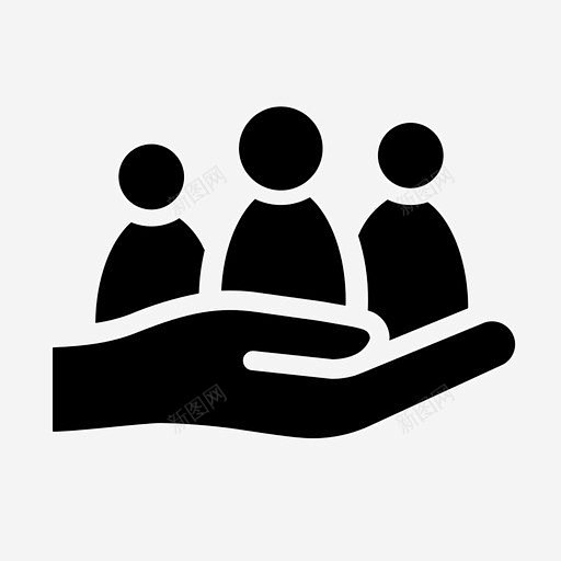 社会救助社区组织图标 标识 标志 UI图标 设计图片 免费下载 页面网页 平面电商 创意素材