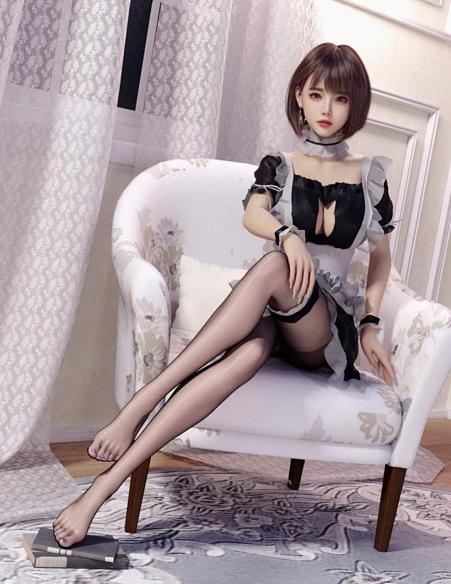 #女の子 女仆2 - luck zs的插画-花瓣网