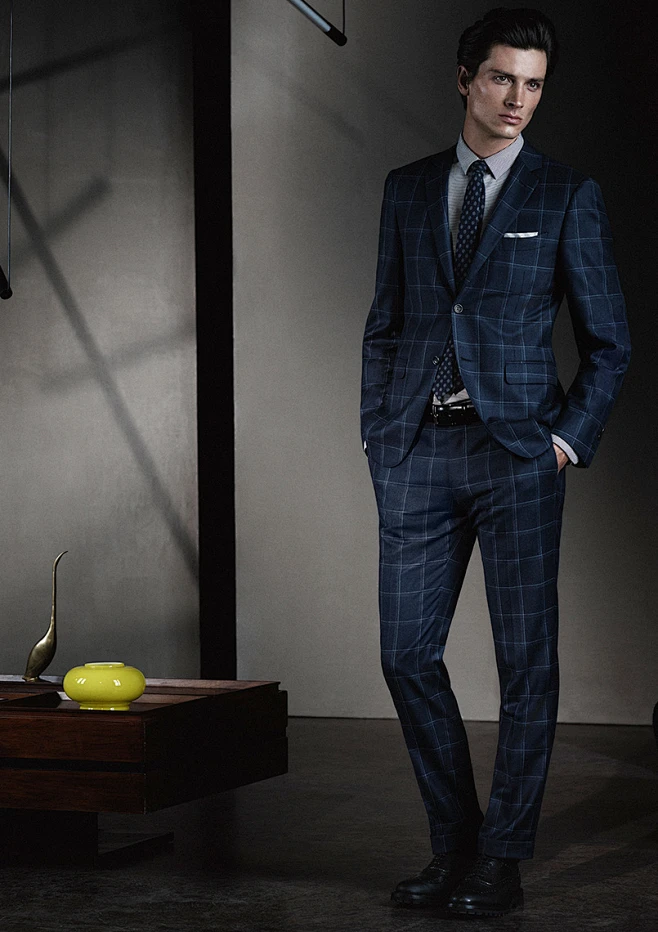 Canali made to measure suit autumn winter 2015-花瓣网