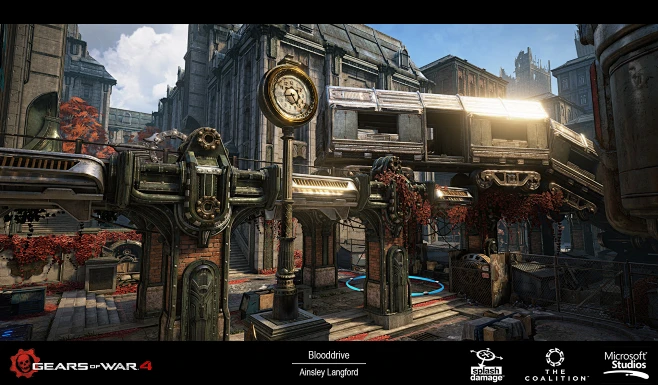 Gears of War 4 Multiplayer "Blood Drive", Ainsley Langford : I worked ...