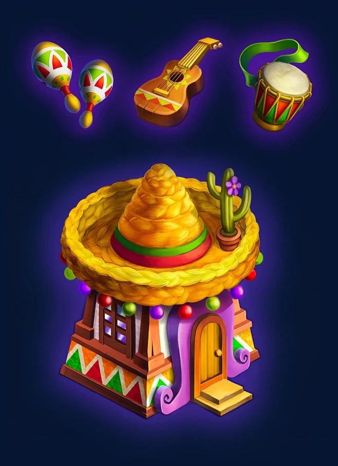Сasa mexicana : Design of Mexican musical instruments and Mexican house-花瓣网