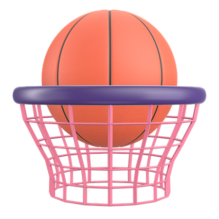 Basketball 3D Illustration