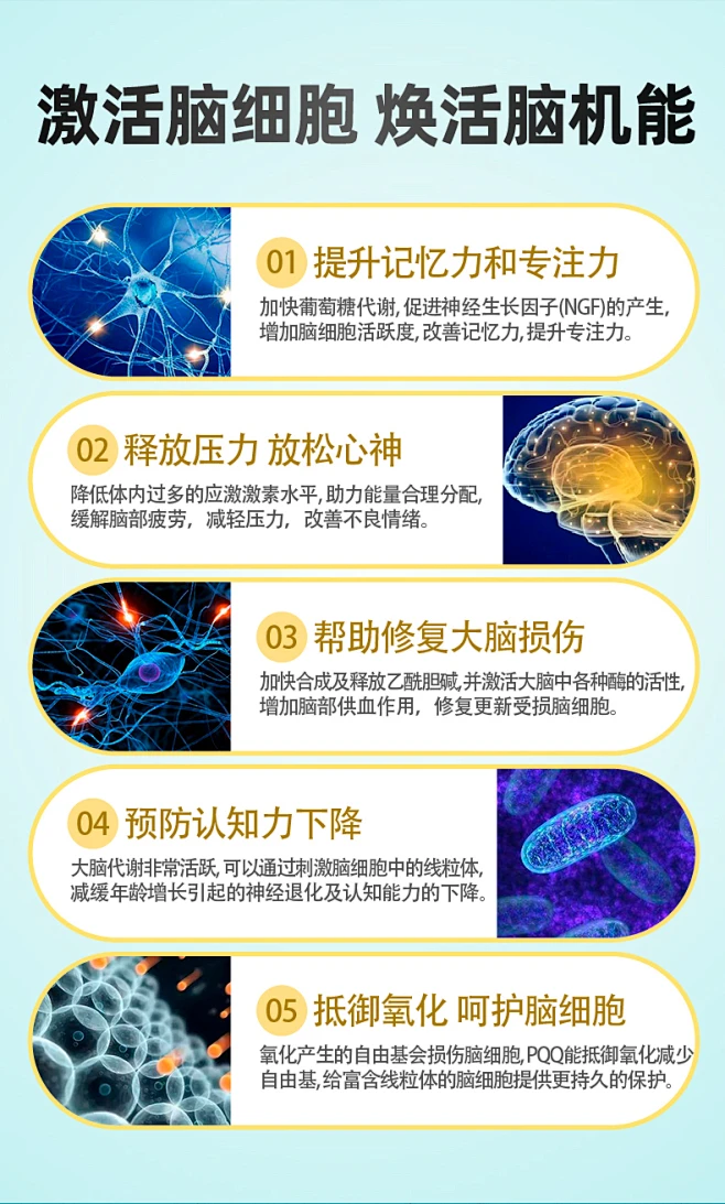 Estheliv研生PQQ线粒体优化磷脂酰丝氨酸PS补脑美国修复脑神经-tmall.hk天猫国际-花瓣网