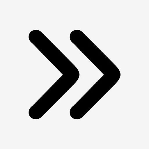 向前向右移动图标_88ICON https://88icon.com 向前 向右 移动 快速 方向 代码 V形符号 箭头 跳过-花瓣网