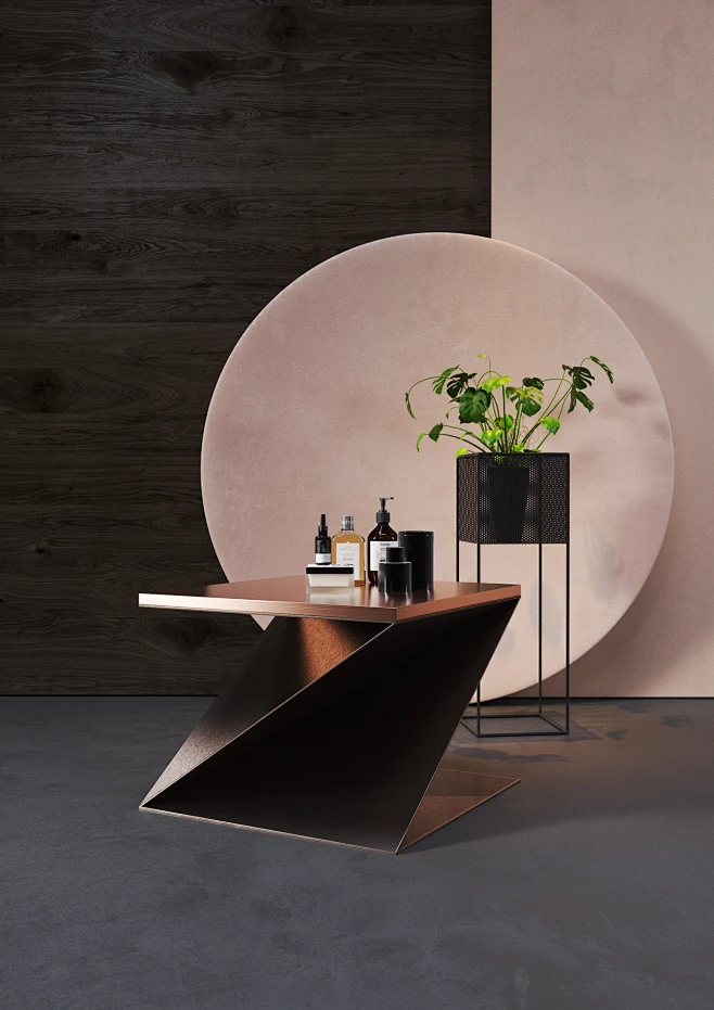 INTERSECTION//TABLE : PRODUCT DESIGN concept of a low tableFinishes ...