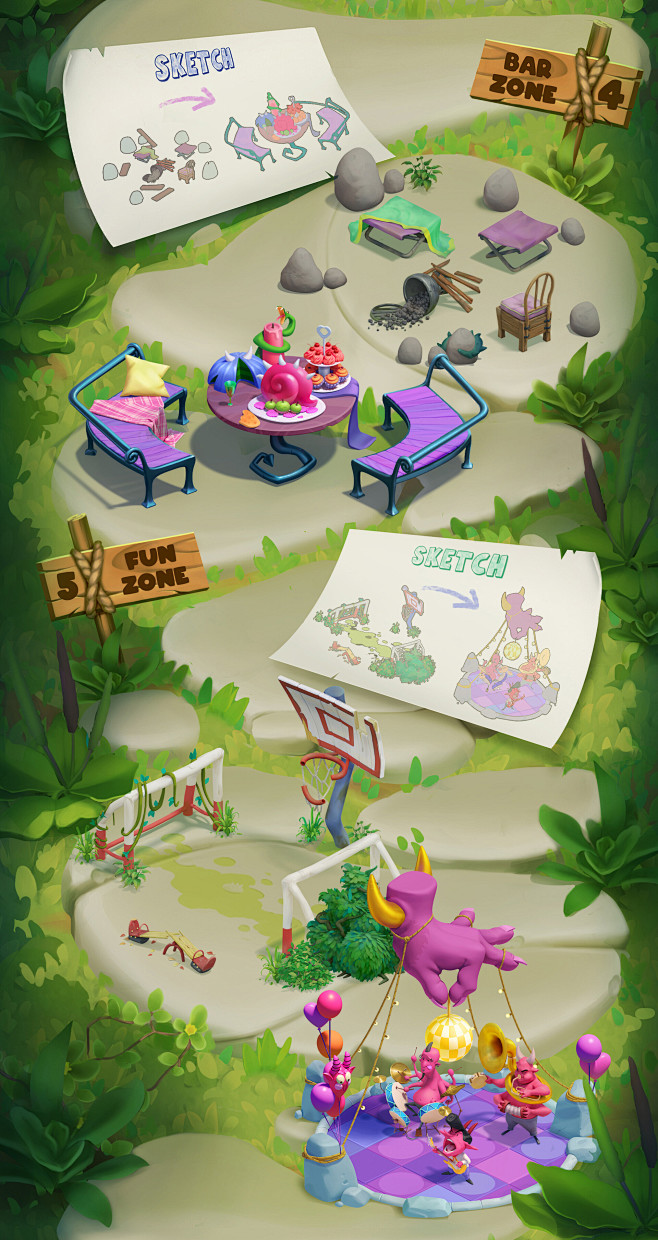 3D Gaming Props for Lucy’s Ville: Infernal Merge - Part IV