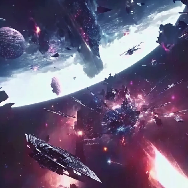 an omniverse of discreet universes like sequins in a vast cosmic sea ...