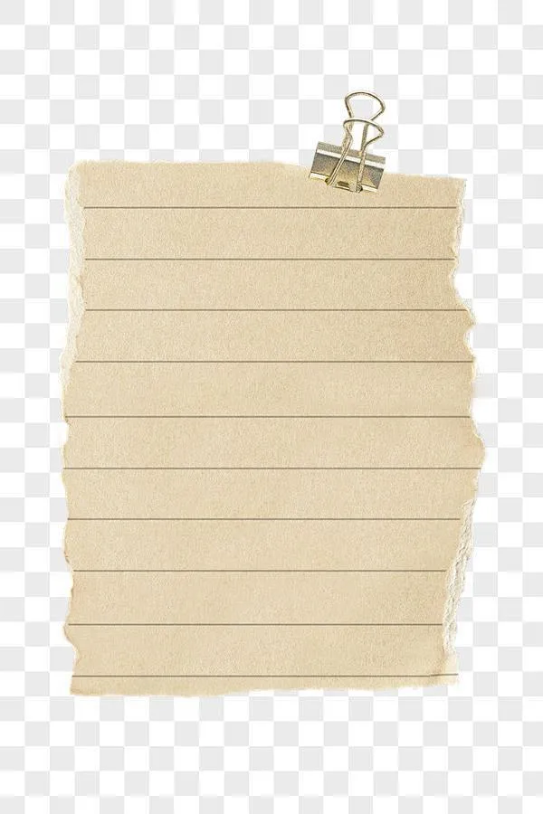 Download premium png of Note paper png sticker, torn paper transparent ...