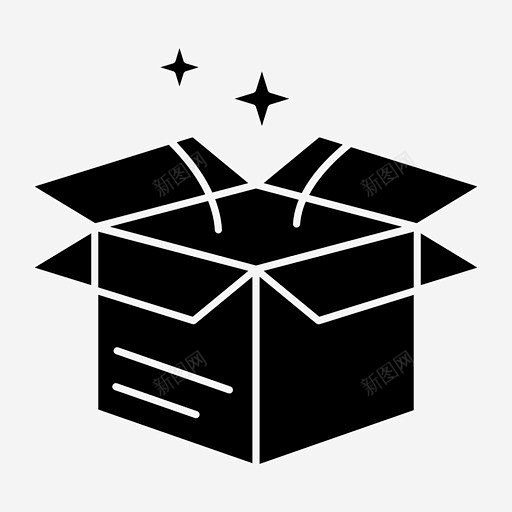 盒子享受礼物图标 标志 UI图标 设计图片 免费下载 页面网页 平面电商 创意素材