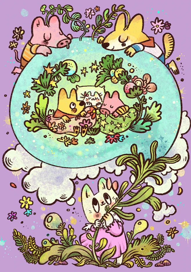 ILLUSTRATION Drawing digital illustration Procreate children ...