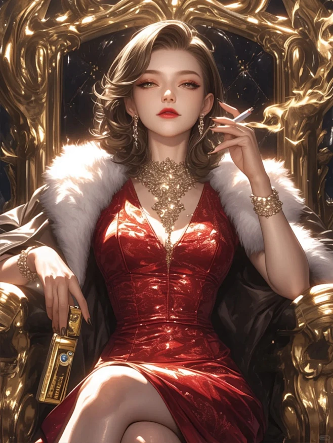 AI绘画丨傲娇女王_7_AIGC LMa_来自小红书网页版-花瓣网