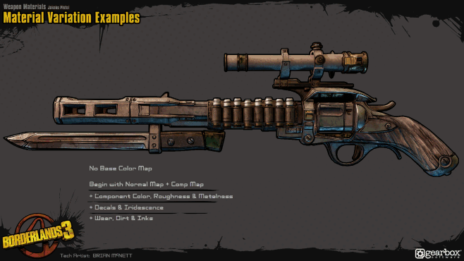 Weapon Material Variation Examples - Jakobs Pistol - Animated(7AE3B)图片 ...