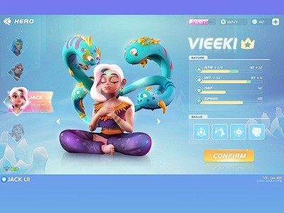 【JACK UI】javx：ja-666 游戏界面创意界面交互设计广告原画图片图标artgame ui app ios iconweb 欧美风 ...